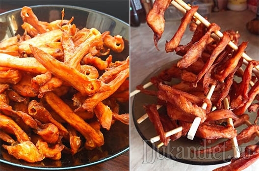 Чипсы из куриной грудки
